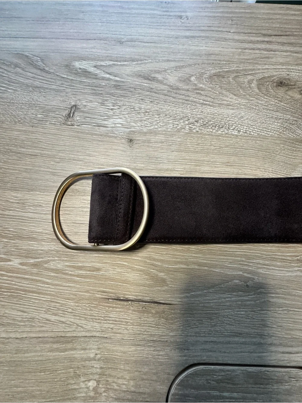 Banana Republic | Accessories | Brown Wide Waist Belt Gold Tone Buckle ...